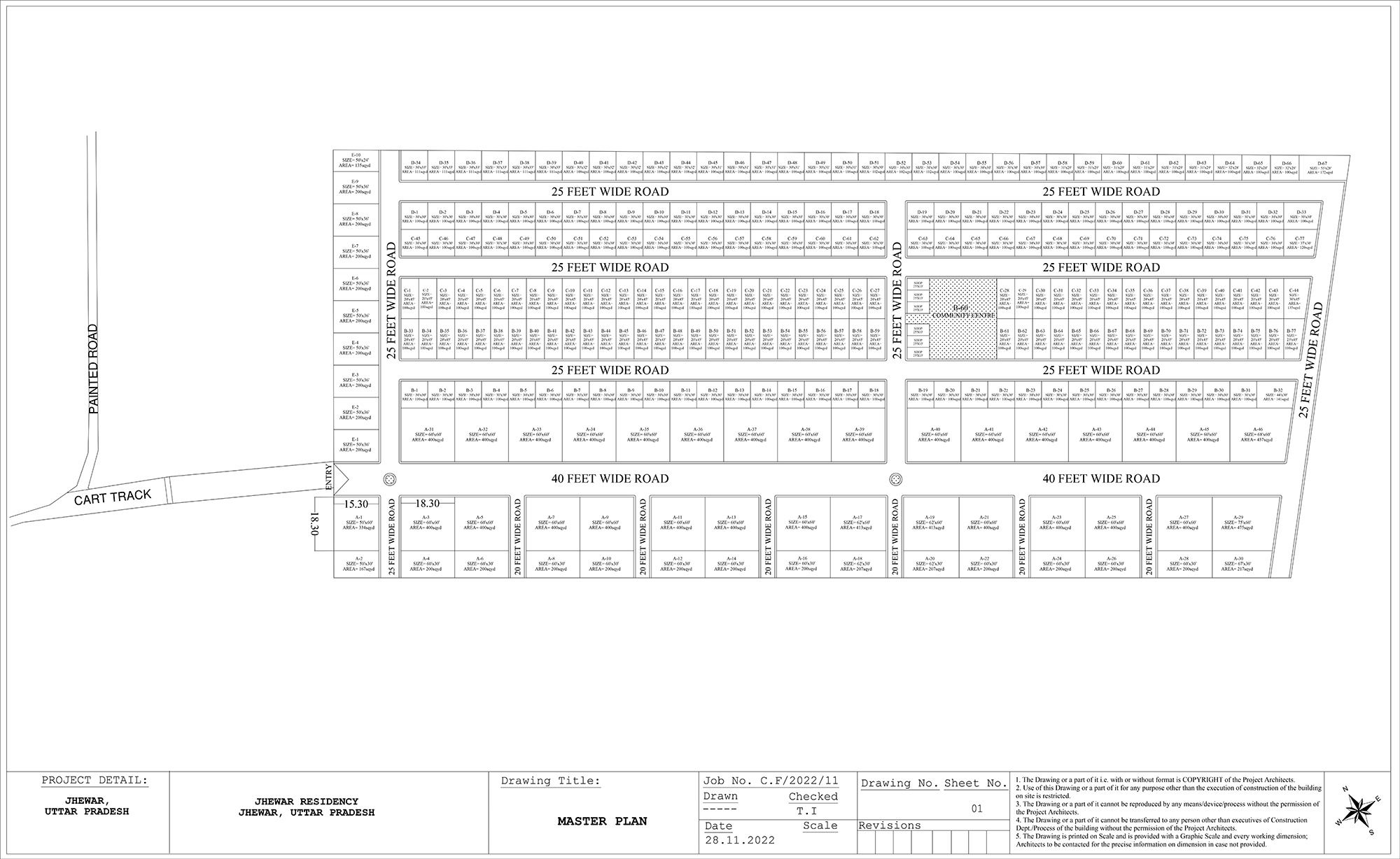 Call: 9625315991 | Jewar Residency Plots Master Plan